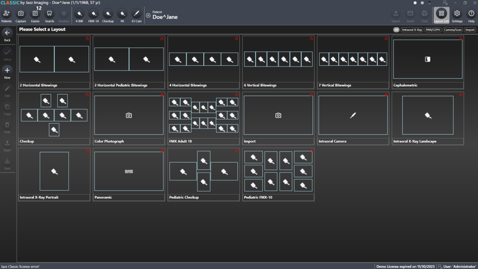 Jazz Classic Dental Imaging Software